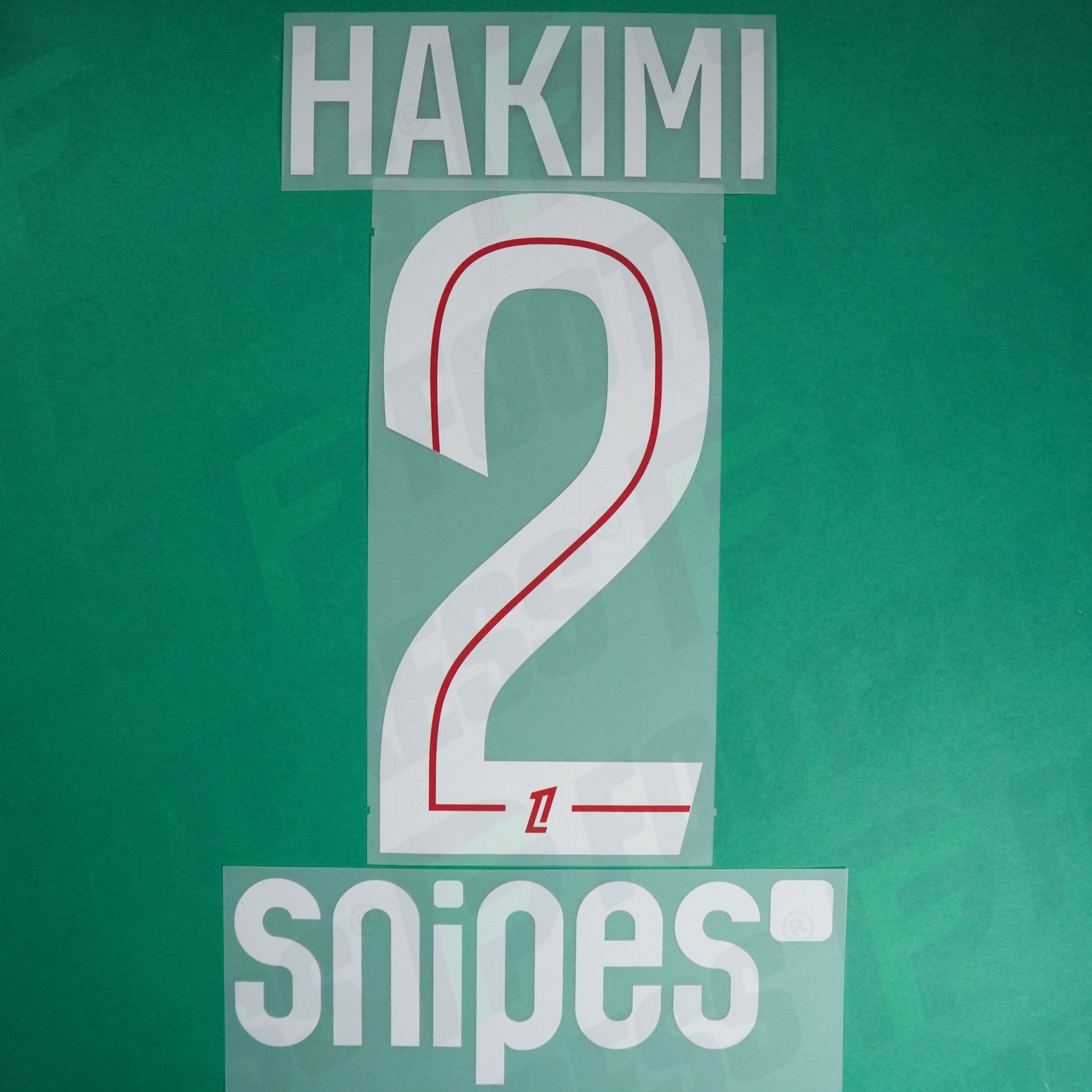 Flocage Officiel - Paris Saint-Germain, Hakimi, 2025/2026, Home + Snip – Footpress